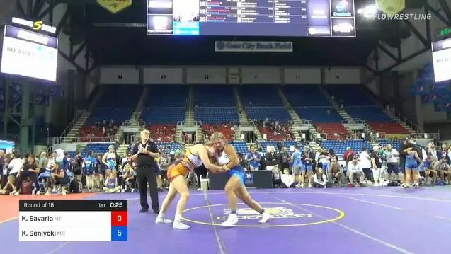 180 Lbs Round Of 16 - Kassidee Savaria, Montana Vs Kami Senlycki ...