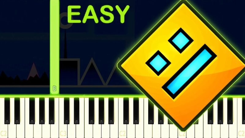 Stereo Madness | Geometry DASH Level 1 - EASY Piano Tutorial - Смотреть ...
