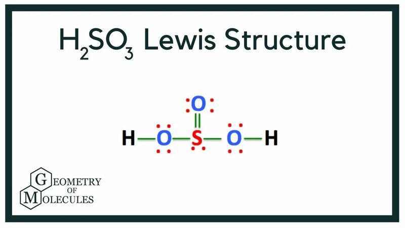 H2so3 Lewis Structure | How to Draw the Lewis Structure for H2so3 ...