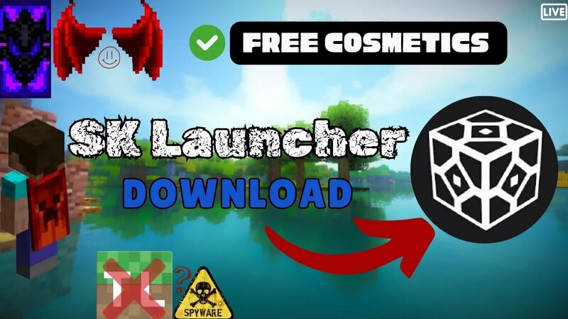 Best New Launcher for Minecraft Free Skin and Cape | SK launcher ...