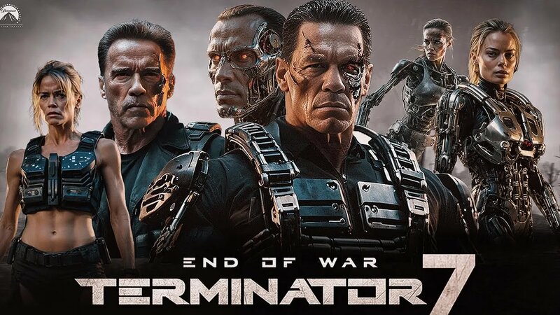 Terminator 7 : End Of War Full Movie facts (2025) | John Cena | Arnold ...