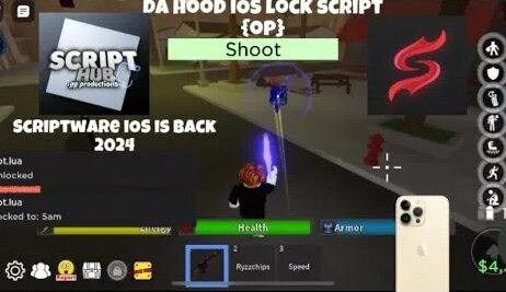 Roblox DA HOOD LOCK Script | FREE Executor Scriptware IOS Showcase {OP ...