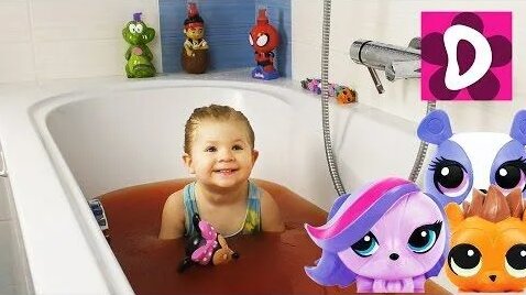 Желейная Ванная Попкорн! Сюрприз Фашемс Диана Купается в Джелли Бафф ...