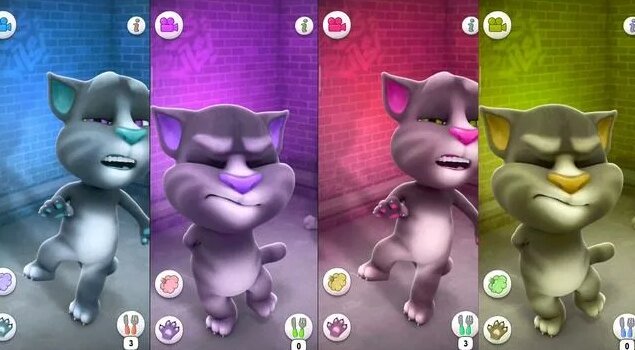 Talking Tom Cat Colors Pocoyo Game | My Talking Tom Android Gameplay ...