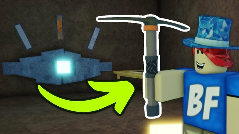 How To Get The Trusty Pickaxe! Refinery Caves Tutorial (Roblox ...