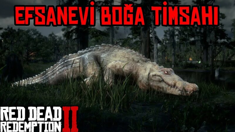 Efsanevi boğa timsahı / legendary bull gator - red dead redemptıon 2 ...