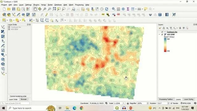 How to Create Contour using DEM in QGIS | Generate contours from DEM ...