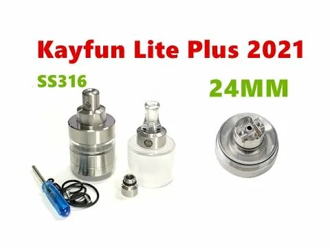 Ss316 Kayfun lite plus 2021 24MM 5ML RTA Tank Atomizer by Wejoytech ...