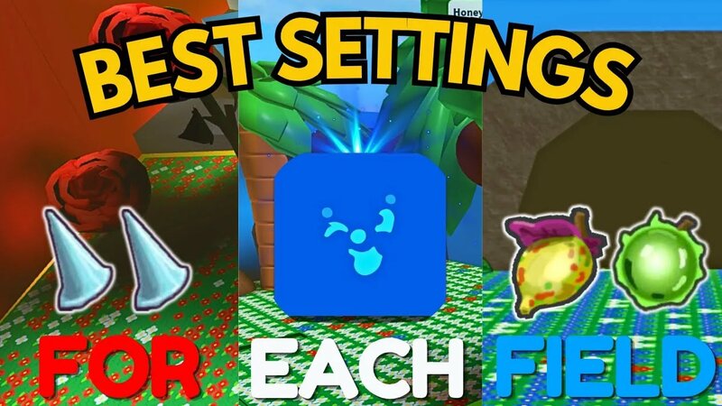 BEST* Revolution Macro Settings For EACH Field | Roblox Bee Swarm ...