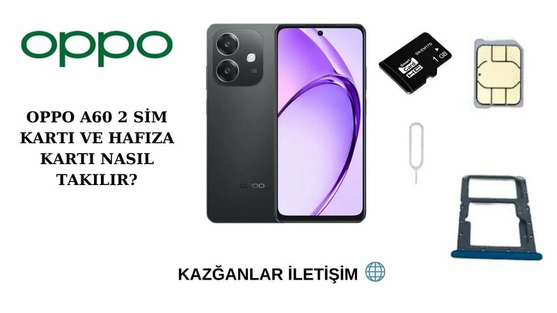 How to insert SIM card and memory card in Oppo A60 - Yandex Video ...
