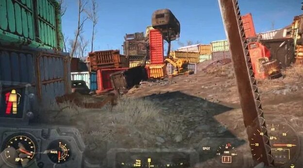 Fallout 4 Силовая броня Анклава X-02 в начале игры без DLC - Encla ...