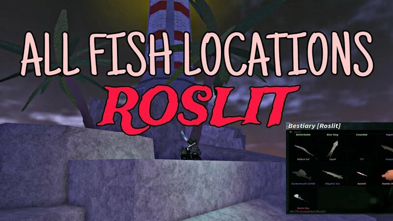 ALL Roslit FISH Locations / ALL Roslit Volcano FISH Places [Fisch ...