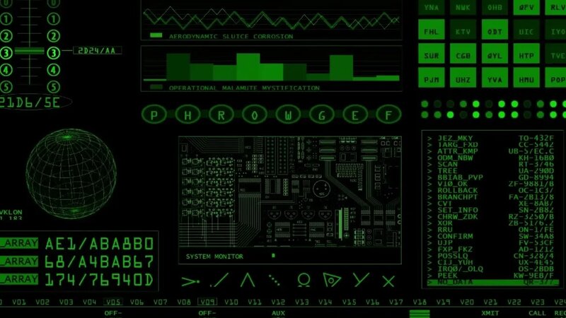 4K Green Hacker Screen 2 : Matrix-Inspired Cyber Ambienc : Emerald ...