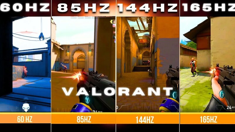 Valorant - 60hz vs 85hz vs 144hz vs 165hz - Yandex Video aramada ...