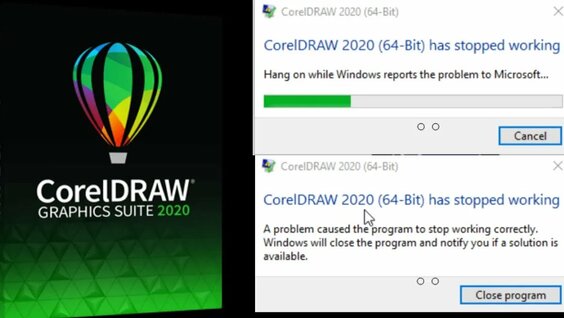 CorelDraw 2020 (64-Bit) has stopped working - Смотреть онлайн в поиске ...