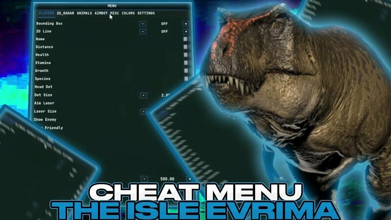 Undetected** The Isle Evrima - TOP Cheat Menu | Best Hacks For The Isle ...