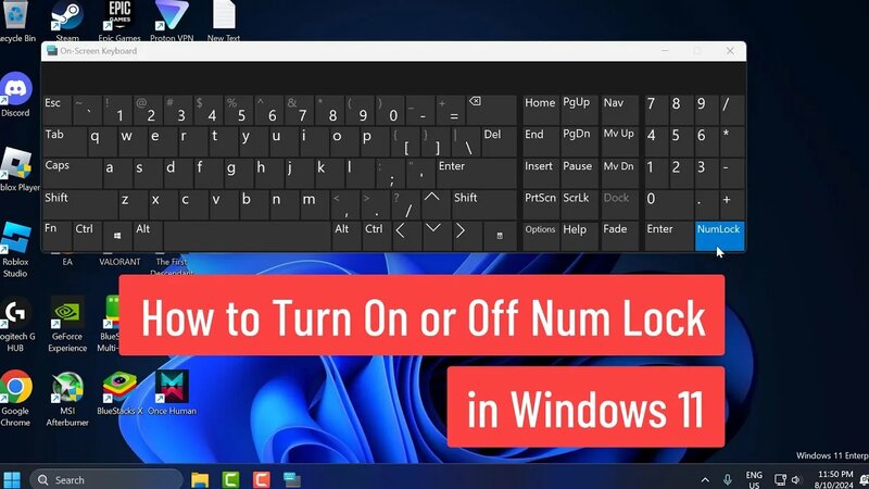 How to Turn On or Off Num Lock in Windows 11 PC or Laptop - Yandex ...