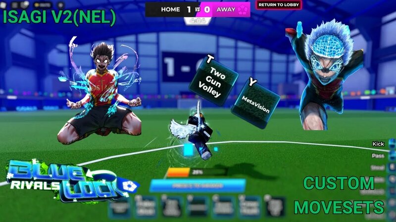 Isagi V2 (NEL) Custom Movesets Script Showcase in Blue Lock: Rivals ...