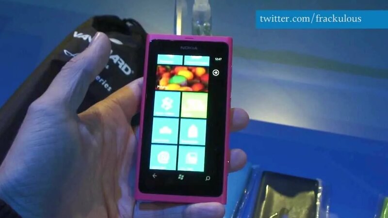Nokia Lumia 800 First Hands On - Windows Phone 7 App Hardware ...