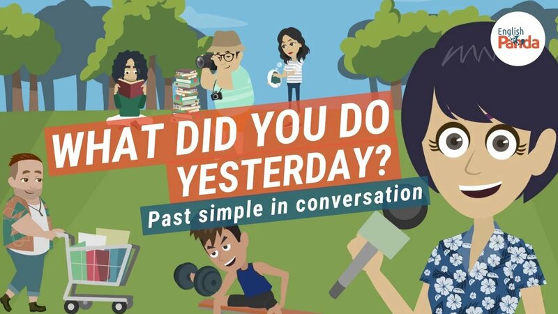 Past Simple in Conversation | What Did You Do Yesterday? - Смотреть ...