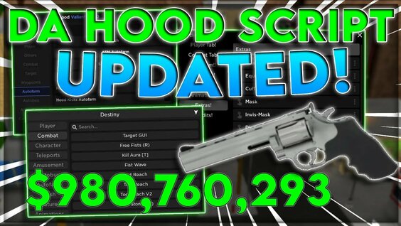 [OP] Roblox | Da Hood Script / Hack GUI | Auto Farm | God Mode | Kill ...