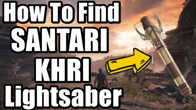 How To Find Lightsaber Santari KHRI - Star Wars Jedi Survivor ...