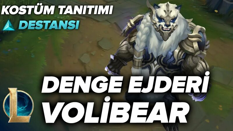 Duality Dragon Volibear In Game Skin Preview - League of Legends ...