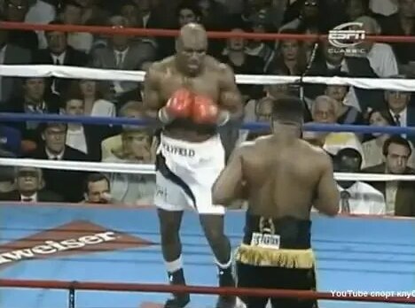 Evander Holyfield - Ray Mercer. Бокс. Эвандер Холифилд - Рэй Мерсер ...