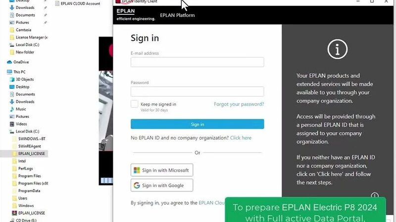 Eplan Electric P8 2024 with Full activated Eplan Data Portal(Eplan Cloud) Installation Guide ...