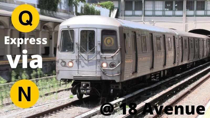 NYC Subway Q Express via N Line @ 18 Av - Смотреть онлайн в поиске ...