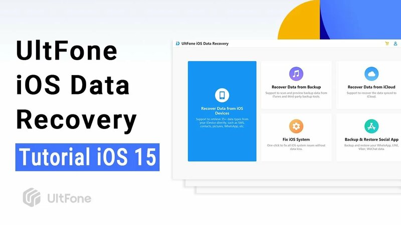 How to Use UltFone iOS Data Recovery (iOS 16 supported) - Yandex Video ...