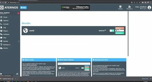 How to Make a Oneblock Server in Minecraft Aternos 1.20+ & 1.20.2 ...