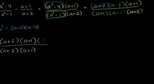 Multiplying and dividing rational expressions 2 | Algebra II | Khan ...