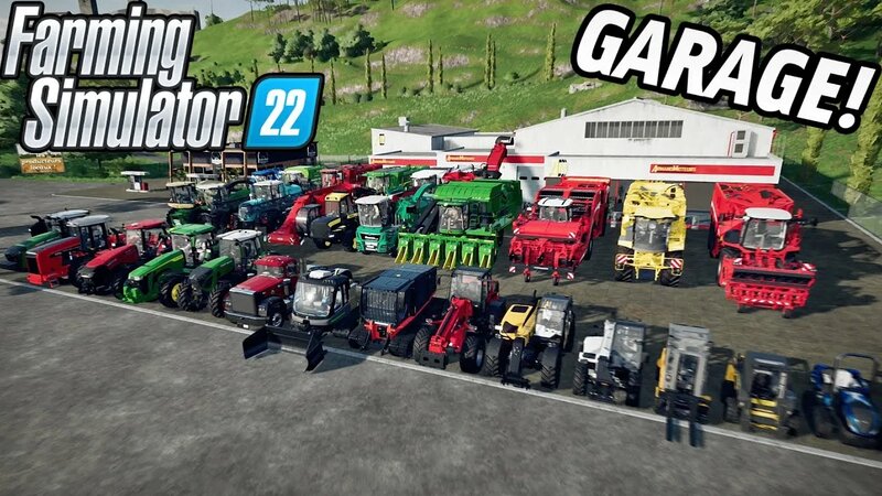 New FS22 Gameplay Trailer & Garage Setup! | Farming Simulator 22 ...