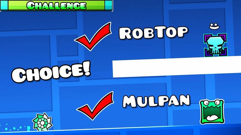 RobTop or Mulpan | "Mulpan Challenge #17" | Geometry dash 2.11 ...