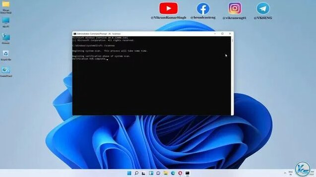 How To Run Sfc Scannow (System File Checker) Command in Windows 11 ...