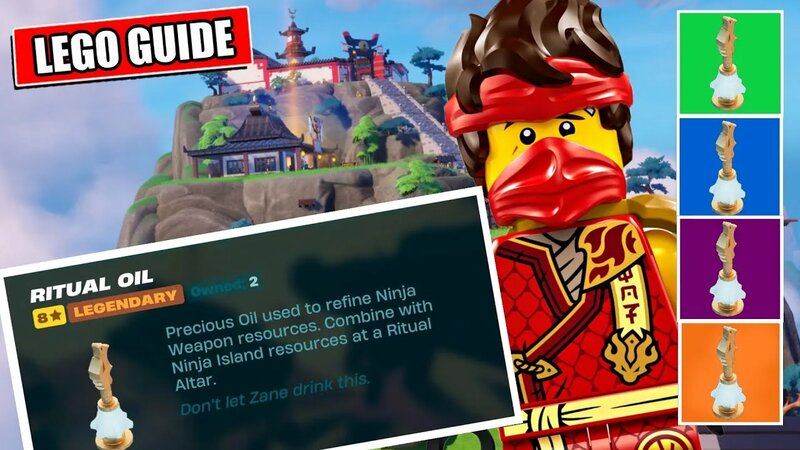 Fortnite Lego | How to Find Ritual Oil (Uncommon/Rare/Epic/Legendary ...