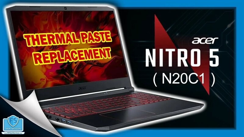 Acer Nitro 5 - N20c1 Thermal Paste Replacement - Yandex Video aramada ...