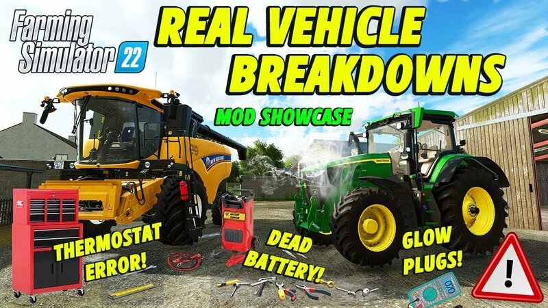 One Of The Best Mods For FS22! - Real Vehicle Breakdowns - Смотреть ...