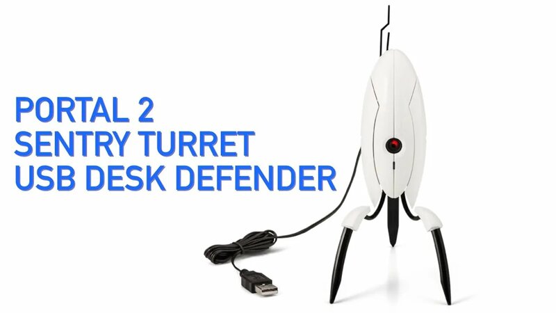 Portal 2 Sentry Turret USB Desk Defender from ThinkGeek - Смотреть ...