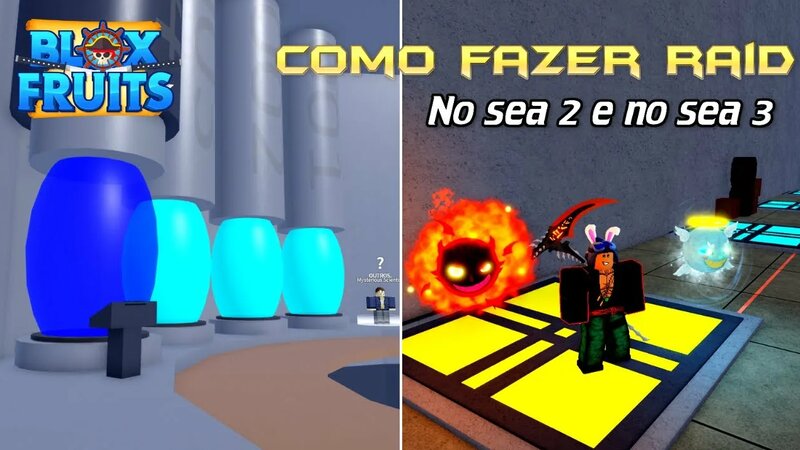 Como fazer RAID no sea 2 e no sea 3 do blox fruits - guia completo ...