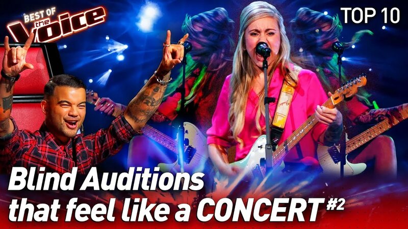 Turning the Blind Auditions into a Concert on The Voice #2 | Top 10 ...