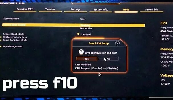 How to enable Secure Boot in Gigabyte Motherboard - Смотреть онлайн в ...