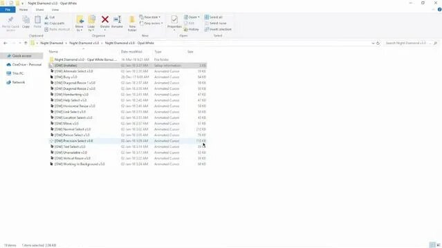 How to get custom cursor | Windows 7/8/10 | Night Diamond v3.0 ...