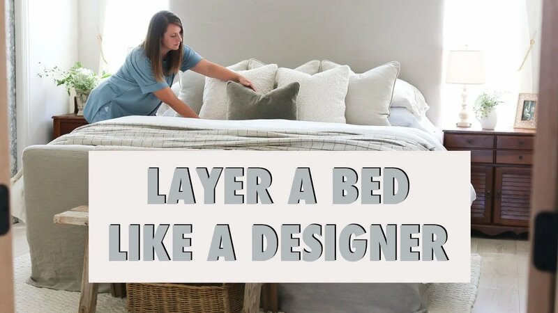 How to Layer a Bed like a Designer - Style a bed better than a hotel ...