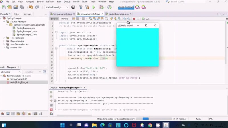 How to set JFrame background color in Java - Yandex Video aramada ...
