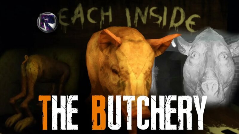 THE Butchery - A Roblox Horror Game Where a Pig Gets Stuck in a Wall ...