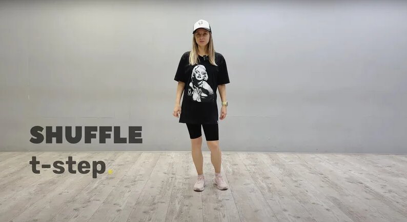 Уроки Shuffle для начинающих / Изучаем t-step движение, 1 часть — Видео ...