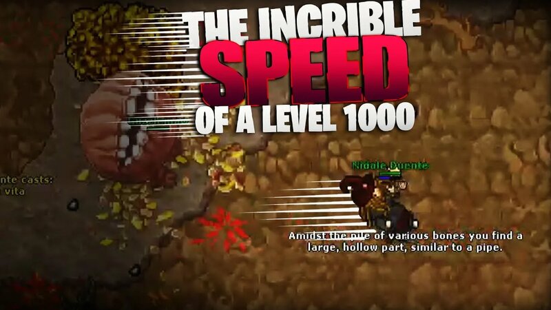 THE Incrible Speed OF Level 1000 and BOTS ON Tibia Again?! - Tibia Best ...