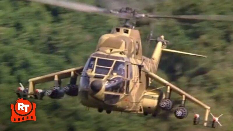 Rambo: First Blood Part II (1985) - The Helicopter Battle Scene ...